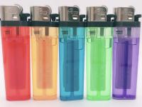 China Transparent Plastic Disposable Flint Lighter 80x23.7x11.8mm from Chinese Manufacturer for sale