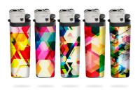 China Refillable Flint Gas Lighter 80x23.7x11.8mm for Europe Market with Certificates for sale