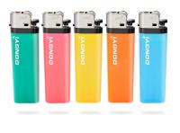China Refillable Flint Gas Lighter 80x23.7x11.8mm for Europe Market with Certificates for sale