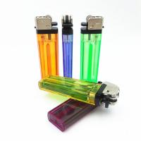China Disposable Flint Lighter DY-F6 Hexagonal Head Cap 80x23.6x11.8mm OEM Custom for sale