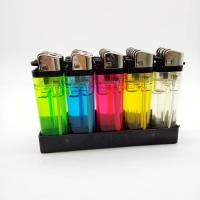 China Customizable DY-80 Disposable Butane Gas Flint Lighter 80x23.7mm ISO9001 for sale