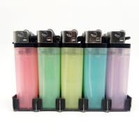 China Customizable DY-80 Disposable Butane Gas Flint Lighter 80x23.7mm ISO9001 for sale