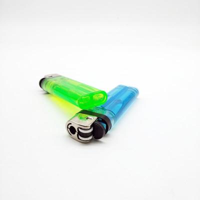 China Custom Cigarette Disposable Transparent Flint Lighter Model NO. DY-60 Samples US 20/Piece for sale