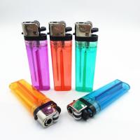 China Custom Cigarette Disposable Transparent Flint Lighter Model NO. DY-60 Samples US 20/Piece for sale