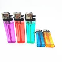 China Custom Cigarette Disposable Transparent Flint Lighter Model NO. DY-60 Samples US 20/Piece for sale