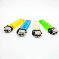 China Custom Cigarette Disposable Transparent Flint Lighter Model NO. DY-60 Samples US 20/Piece for sale