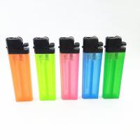 China Dongyi Flint Gas Lighter DY-F6 Refillable Customizable 80x23.6x11.8mm ISO9994 for sale