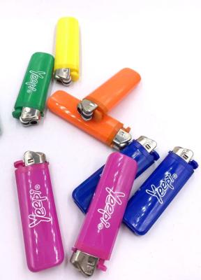 China Five Colors BBQ Custom Flame Electric Lighter for Disposable Cigarette Gas Refillable for sale