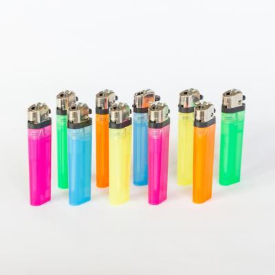 China Disposable Plastic Flint Lighter 80x23.7x11.8mm ISO9994 Certified 5 Colors for sale
