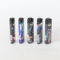China DY-077 Flint Gas CE Lighter 80.7x22.6x11.7mm Disposable Refillable ABS Plastic ISO9994 for sale