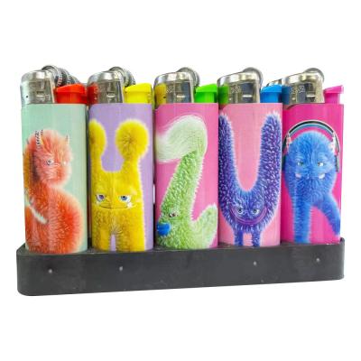 China Disposable Flint Lighter DY-098 80.7x22.6x11.7mm ISO9001 Certified Gas Lighter for sale