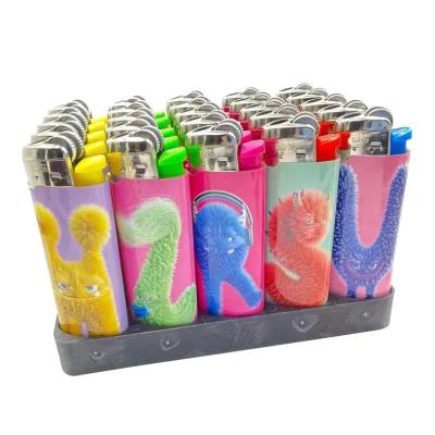 China Custom Disposable Windproof Lighter ABS AS 50pcs per Box 200000pcs MOQ for sale