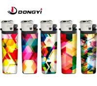 China POM Material Safety Relief Steel Ball Plastic Gas Lighter 80x23.7mm Kitchen Model DY-016 for sale