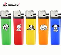 China POM Material Safety Relief Steel Ball Plastic Gas Lighter 80x23.7mm Kitchen Model DY-016 for sale