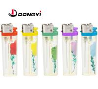 China POM Material Safety Relief Steel Ball Plastic Gas Lighter 80x23.7mm Kitchen Model DY-016 for sale