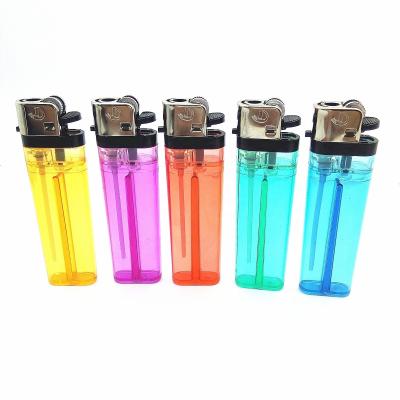 China Custom Disposable Plastic Candle Lighter 77mm Baida Akmak for Cigarette for sale