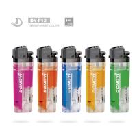 China LED Flint Windproof Lighter 8.02x2.38x1.17cm Customizable Promotional Lighter for sale