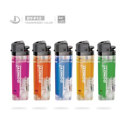 China LED Flint Windproof Lighter 8.02x2.38x1.17cm Customizable Promotional Lighter for sale