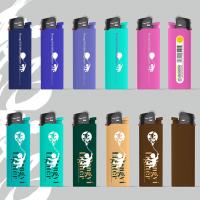 China Disposable Flint Stone Cigarette Lighter 8.2cm Classic Smoking Lighter for Promotions for sale