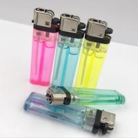 China Disposable Flint Wheel Lighter 8.0x2.37x1.18cm Custom Logo Gas Lighter for Wholesale for sale