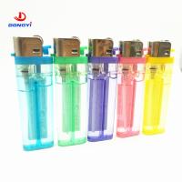 China Custom Flint Wheel Gas Lighter 8.0x2.37x1.2cm ABS AS Promotional Smoking Lighter for sale