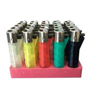 China Wholesale Refillable Plastic Finger Flint Lighter 7.47x2.24x1.7cm Custom Logo for sale