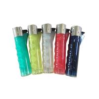 China Wholesale Refillable Plastic Finger Flint Lighter 7.47x2.24x1.7cm Custom Logo for sale