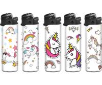 China Disposable Flint Cigarette Lighter 82mm ABS with MSDS Certificate for sale