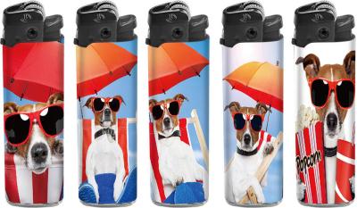 China Plastic Disposable Refillable BBQ Gas Lighter POM Material 82mm Safety Lighter for sale
