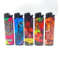 China ISO9994 Certified Refillable Flint Lighter 82mm Pocket Gas Lighter with Custom Logo for sale