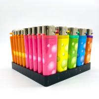China Flint Cigarettes Pocket Lighters Disposable Plastic Gas Lighter 82x24x12mm 17/18kgs for sale