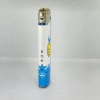 China Baida DY-077 EU Standard Electric Lighter 8.07cm Custom Stickers Refillable Cigarette Lighter for sale
