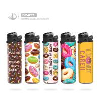 China Customizable EUR Standard Flint Grinding Lighter Refillable Disposable 8.07x2.26x1.17 cm for sale