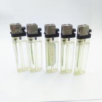 China 8.0x2.37x1.2cm ABS Plastic Flint Gas Lighter for Cigarette Smoking 98% Ignition Rate for sale
