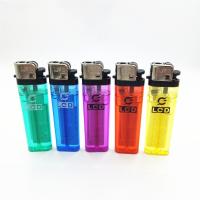 China 8.0x2.37x1.2cm ABS Plastic Flint Gas Lighter for Cigarette Smoking 98% Ignition Rate for sale