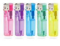 China Disposable Plastic Electric Lighter DY-072 79.2x23.5x11.5mm OEM Custom Logo for Middle East for sale