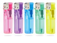 China Disposable Plastic Electric Lighter DY-072 79.2x23.5x11.5mm OEM Custom Logo for Middle East for sale