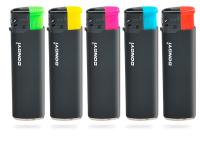 China Disposable Plastic Electric Lighter DY-072 79.2x23.5x11.5mm OEM Custom Logo for Middle East for sale