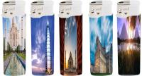 China Disposable Plastic Electric Lighter 79.2mm Wind Cap Cigar Refill Lighter with 98% Ignition Rate for sale