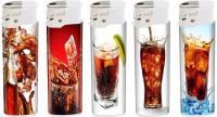China Disposable Plastic Electric Lighter 79.2mm Wind Cap Cigar Refill Lighter with 98% Ignition Rate for sale