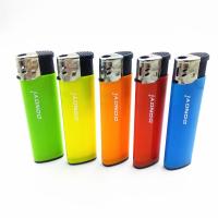 China Plastic 79mm Size Electronic Refill or Disposable Flame Lighter for Middlest Market for sale