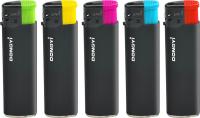 China Custom Logo Electronic Lighter Model DY-072 79.2x23.5x11.5mm AS&ABS 16kgs N.W for sale