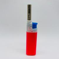 China Gas Refill Entry Prot Barbecue Lighter Windproof Flame ISO22702 Plastic Electric 80mm for sale