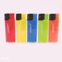 China POM Material Outdoor Waterproof Lighter 80x24.9x10mm Gas Plastic Flint Lighter OEM Colors for sale