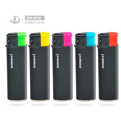 China Disposable Electric Lighter ABS AS 7.92cm Windproof Cigarette Lighter Custom Logo for sale