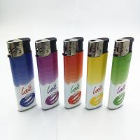 China Disposable Electric Gas Lighter ABS Plastic 7.92x2.35x1.15cm Custom Logo for sale