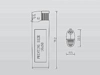 China Custom Electric Lighter DY-072 7.92x2.35x1.15cm ABS AS for Promotional Use for sale