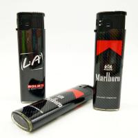 China Custom Disposable Electric Lighter 7.92x2.35x1.15cm ABS Cigar Lighter for Promotion for sale