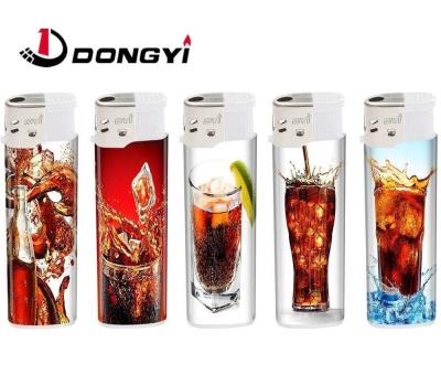 China Custom Electric Lighter DY-072 ABS Plastic 79.2mm for Corporate Promotional Gifts for sale