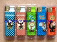 China Customizable Electronic Gas Lighter 80x25x10mm with EN13869 ISO9994 Certificates for sale